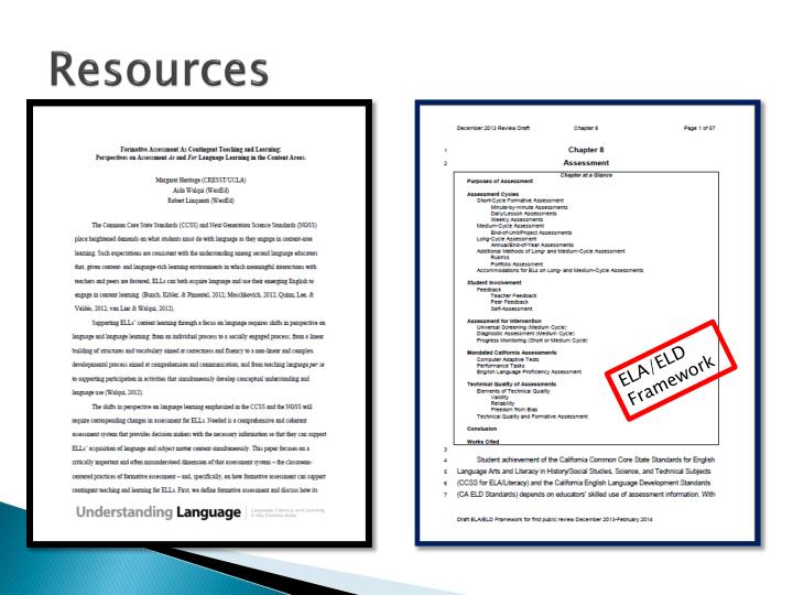 PPT - Formative Assessment & English Learners PowerPoint Presentation ...