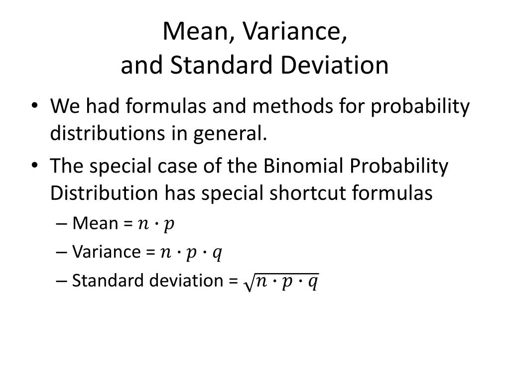 Ppt The Binomial Distribution Powerpoint Presentation Free Download