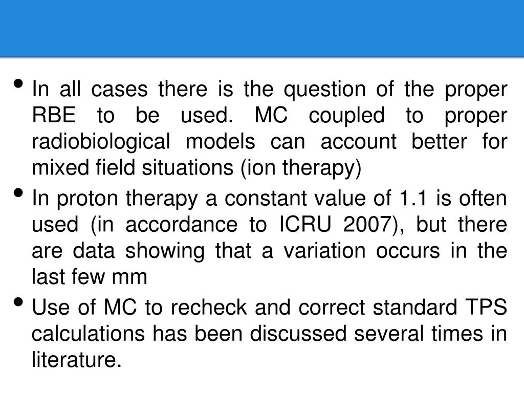 PPT - A Monte Carlo-based treatment planning tool for proton therapy PowerPoint Presentation ...