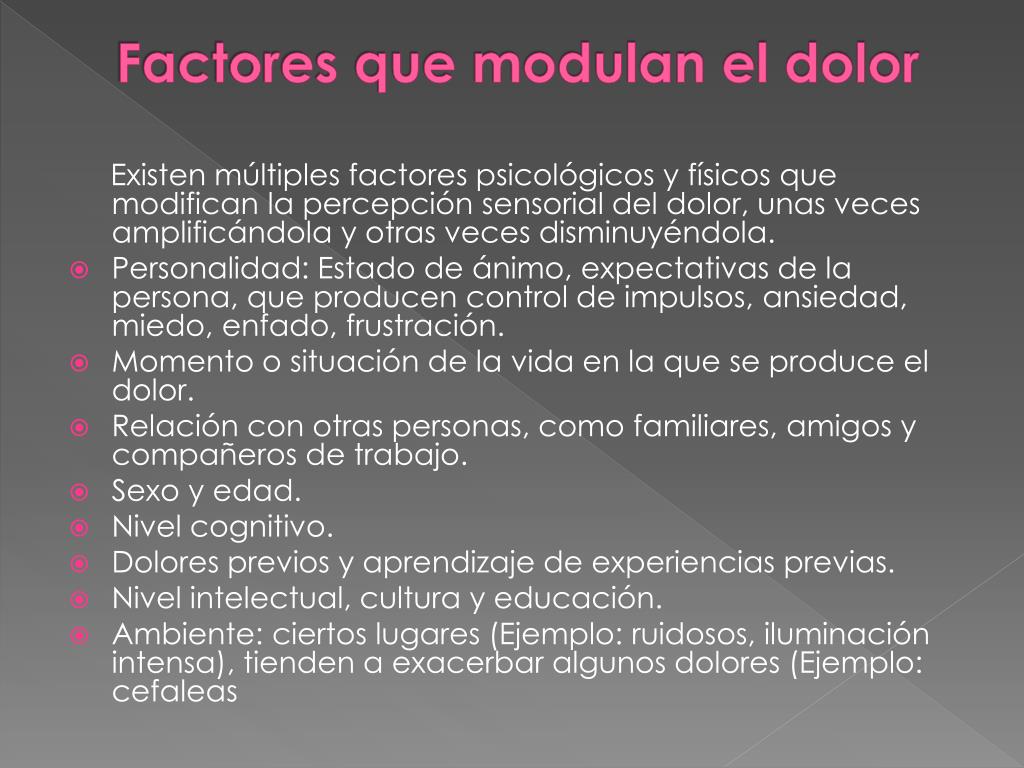 PPT - FISIOPATOLOGIA DEL DOLOR PowerPoint Presentation, free download ...