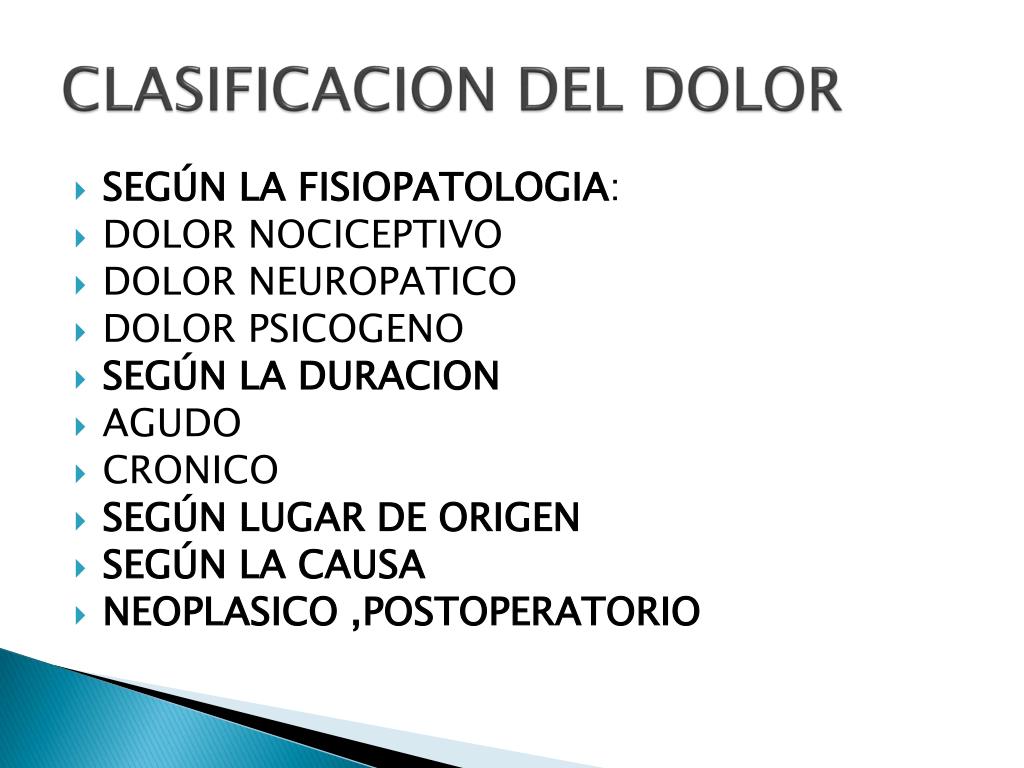 PPT - SINTIENDO EL DOLOR Y APRENDIENDO DE NOCICEPCION …. PowerPoint ...