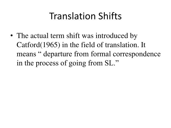 PPT - Translation analysis of Animal Farm according to Catford’s shift ...