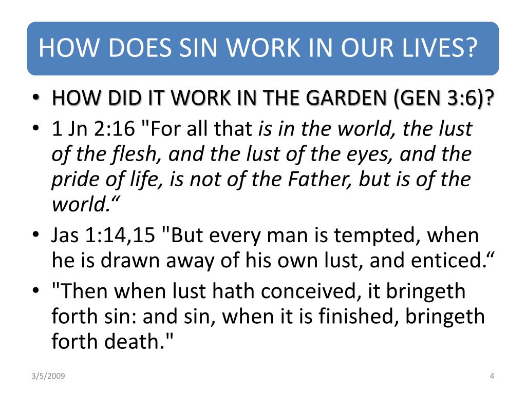 PPT - Let’s start with the biblical definition of sin: A. Greek ...