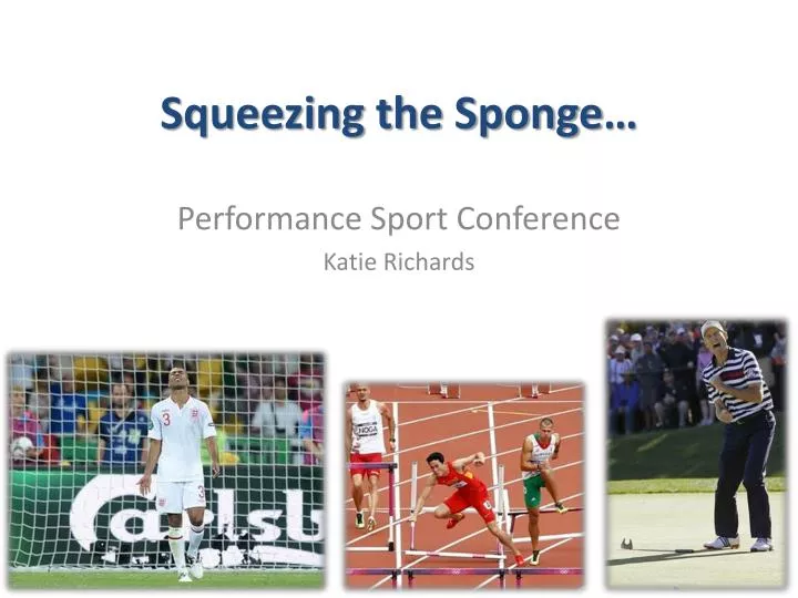 PPT - Squeezing the Sponge… PowerPoint Presentation, free download - ID ...