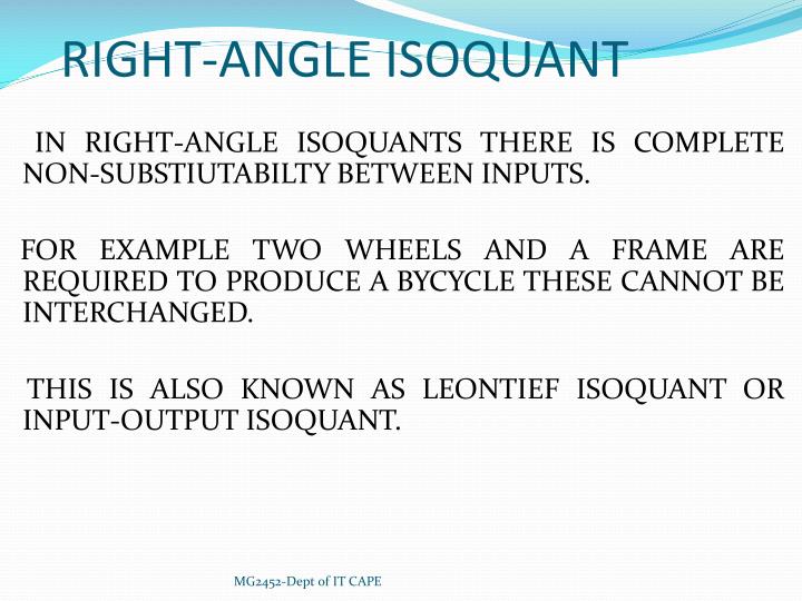 PPT - ISOQUANTS PowerPoint Presentation - ID:2218319