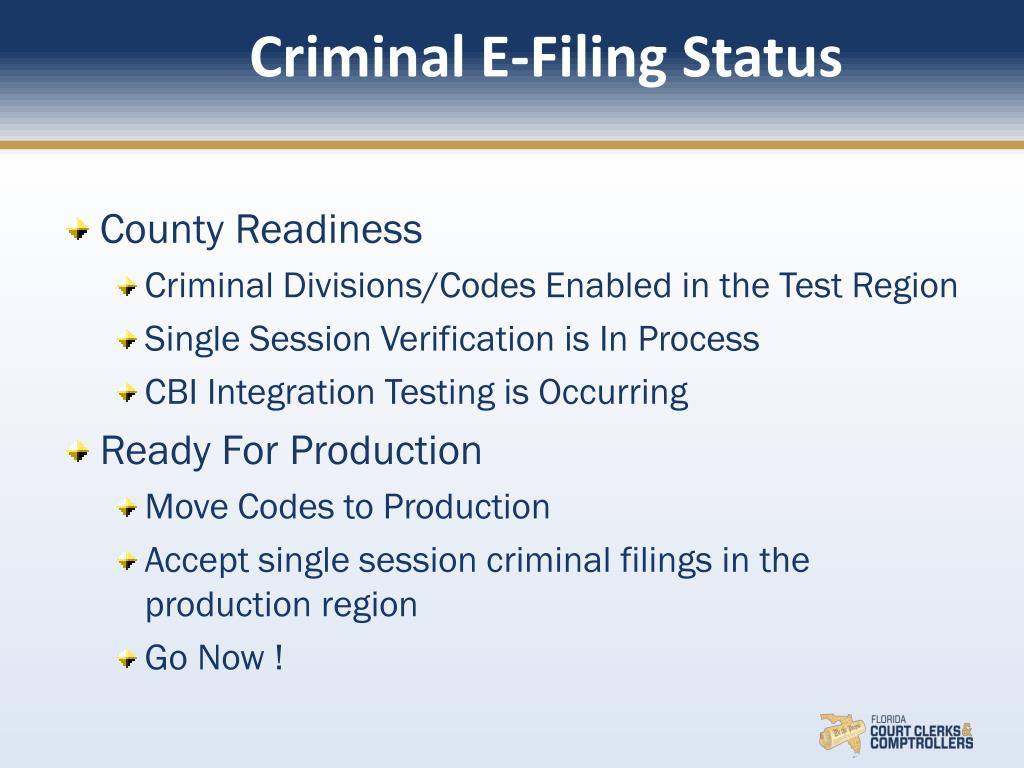PPT - The Florida Courts ePortal eFiling Authority History PowerPoint ...