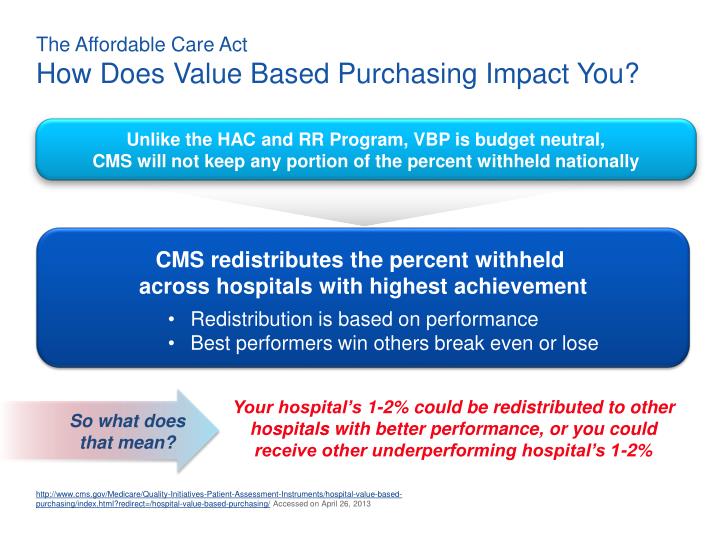 PPT - The “ Value” in Value Based Purchasing PowerPoint Presentation ...