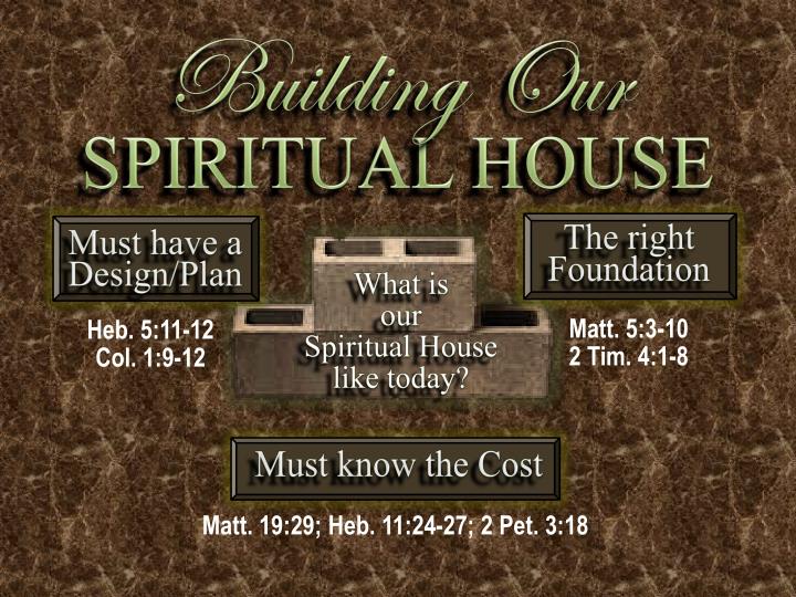 PPT - SPIRITUAL HOUSE PowerPoint Presentation - ID:2218471