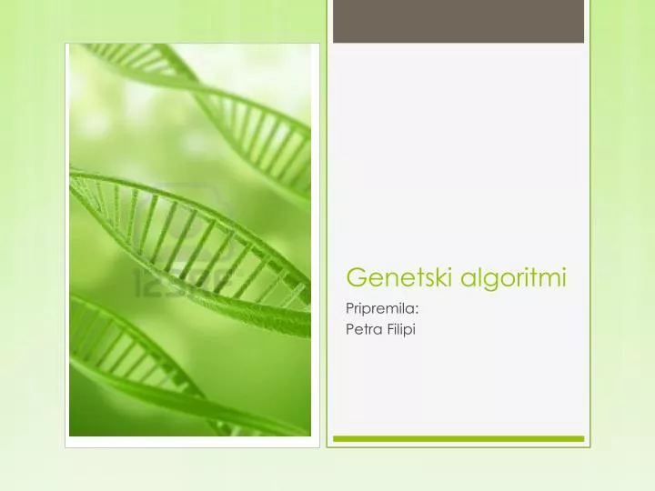 PPT - Genetski algoritmi PowerPoint Presentation, free download - ID ...