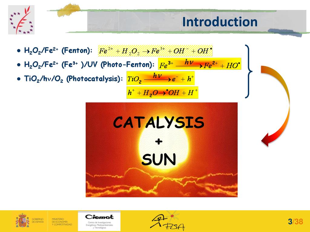 PPT - Solar Photocatalysis for Urban and Industrial Waste Water ...