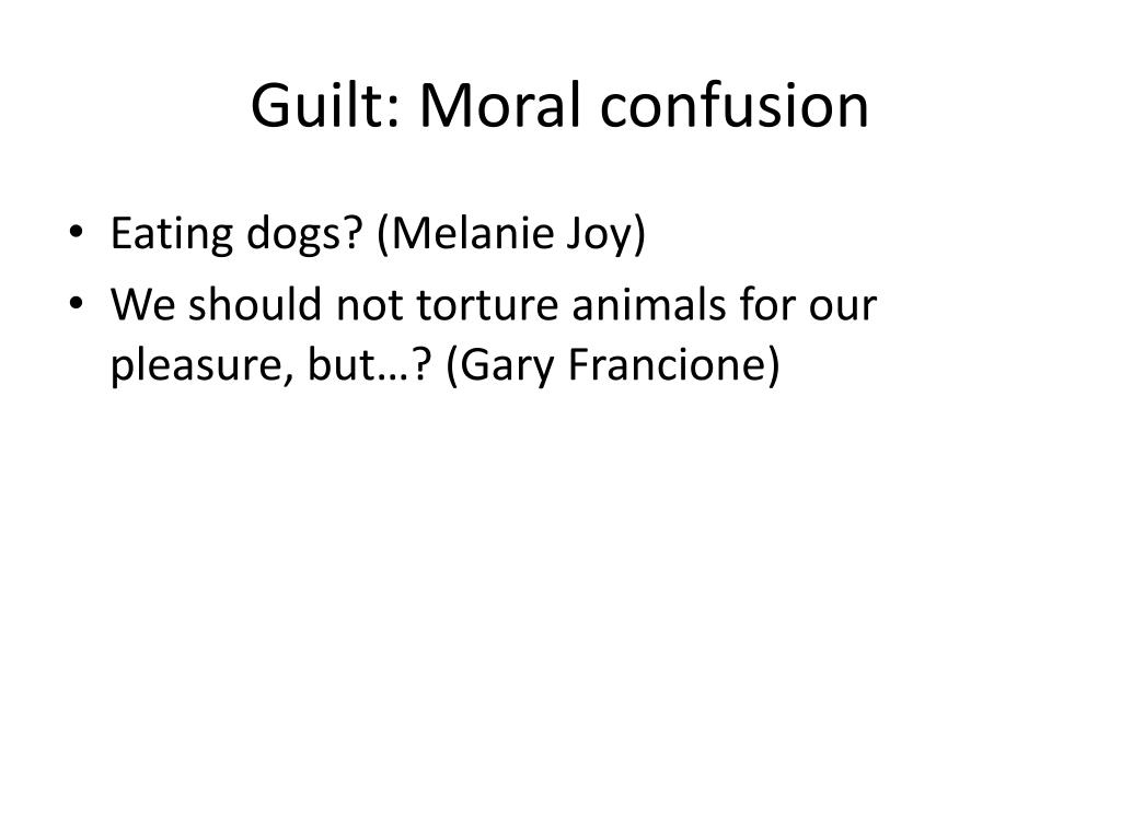 PPT - The psychology of eating meat : guilt and social status ...