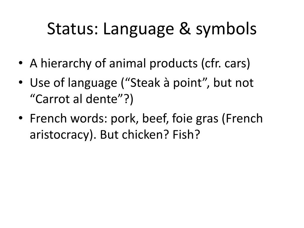 PPT - The psychology of eating meat : guilt and social status ...