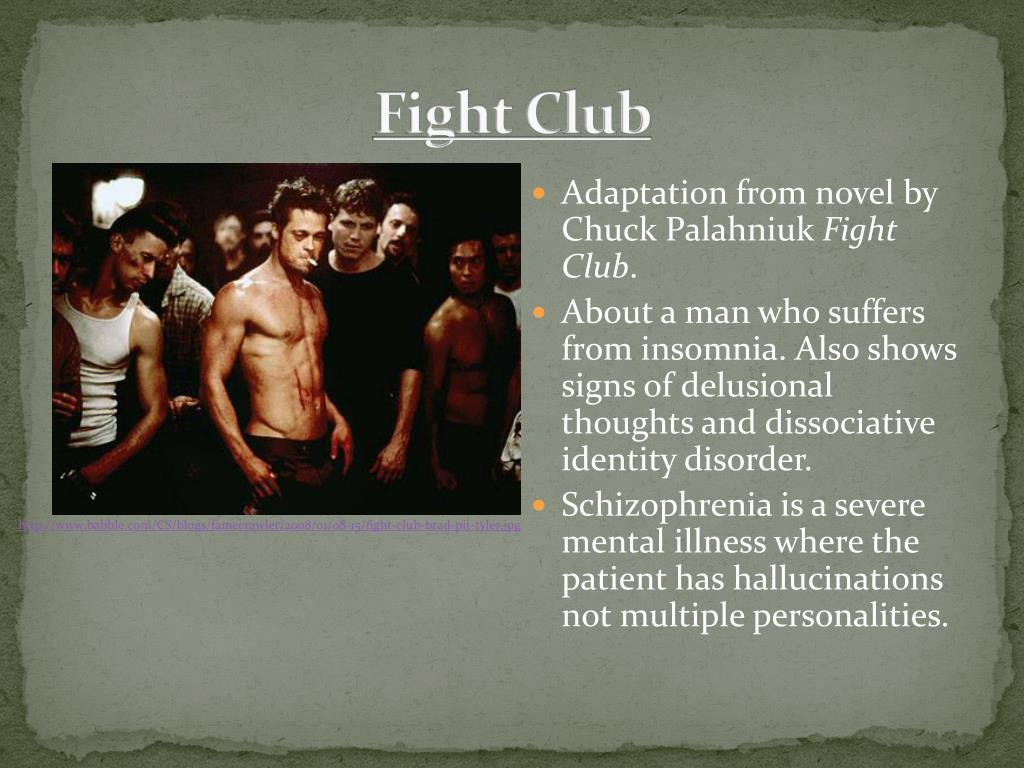 PPT - The Portrayal of Mental Illnesses in Literature & Media ...