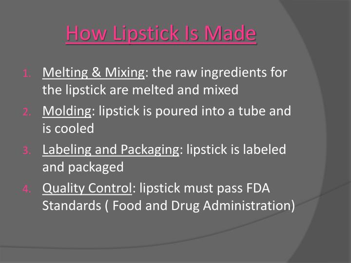 PPT - Lipstick PowerPoint Presentation - ID:2220114