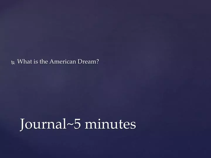 PPT - Journal~5 minutes PowerPoint Presentation, free download - ID:2220193