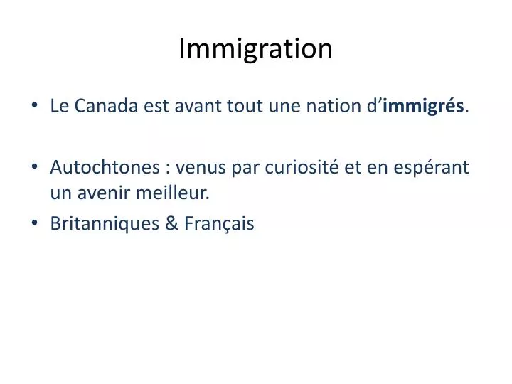 PPT - Immigration PowerPoint Presentation, free download - ID:2220210