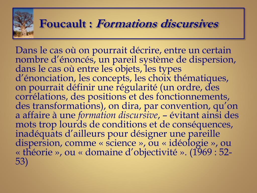 PPT - De la francophonie africaine comme formation discursive Ozouf ...