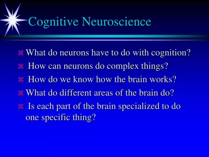 PPT - Cognitive Neuroscience PowerPoint Presentation, free download ...