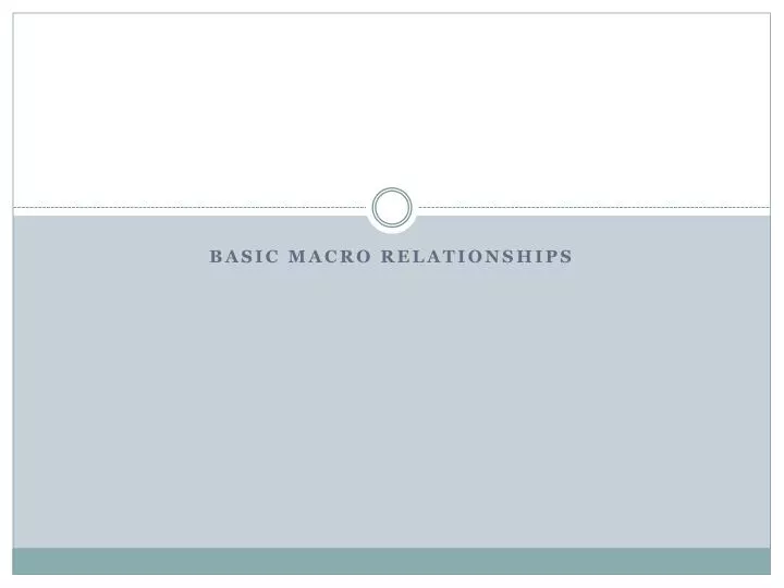 PPT - Basic Macro Relationships PowerPoint Presentation, free download - ID:2220569