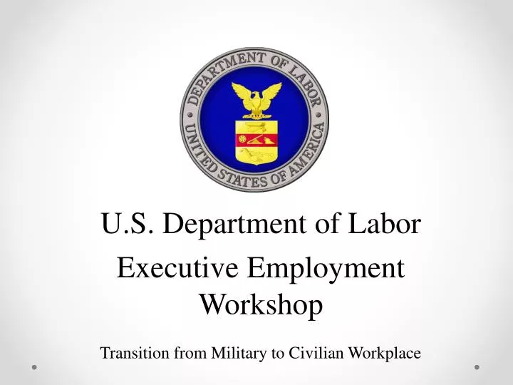 PPT - U.S. Department of Labor PowerPoint Presentation, free download ...