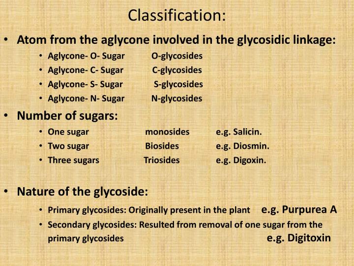 PPT - GYLCOSIDES PowerPoint Presentation - ID:2221714