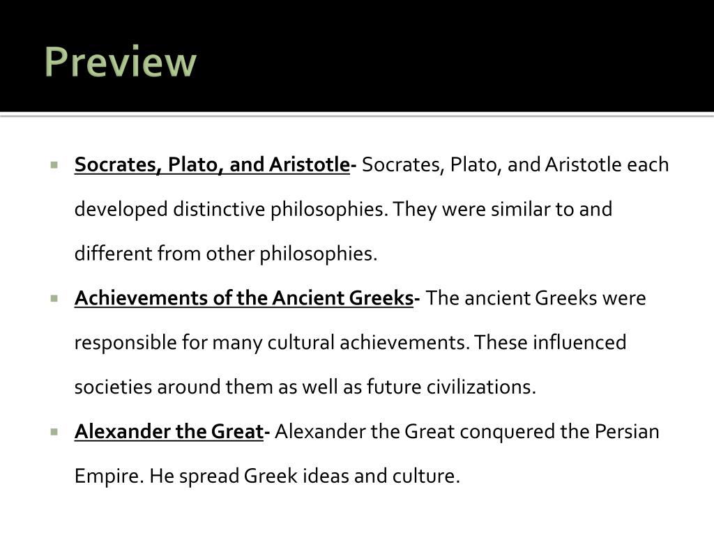 PPT - Greek Cultural Achievements PowerPoint Presentation, free ...