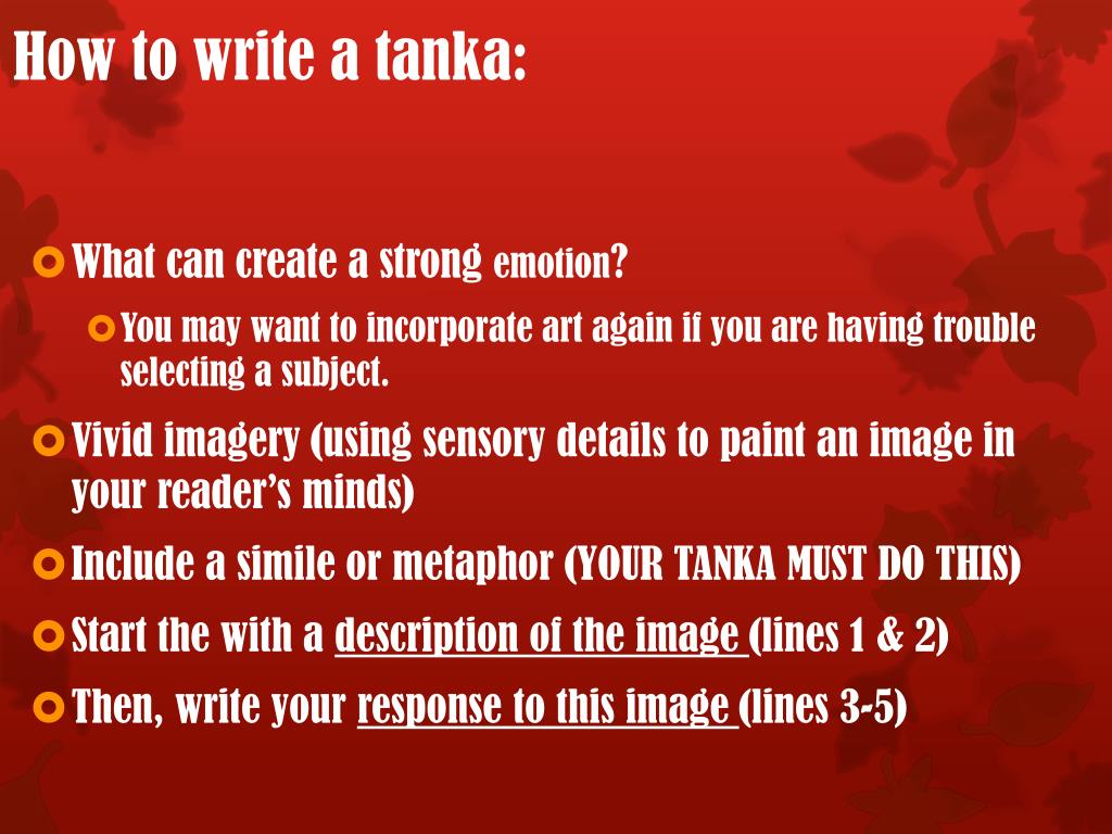 PPT - Poetry Unit: Japanese Poetry Tanka and Haiku PowerPoint ...