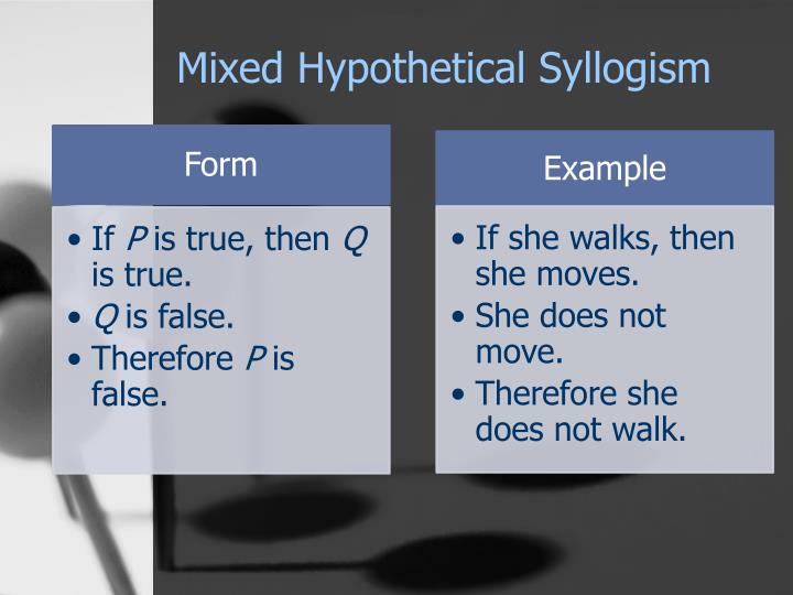 PPT - Disjunctive & Hypothetical Syllogisms PowerPoint Presentation ...
