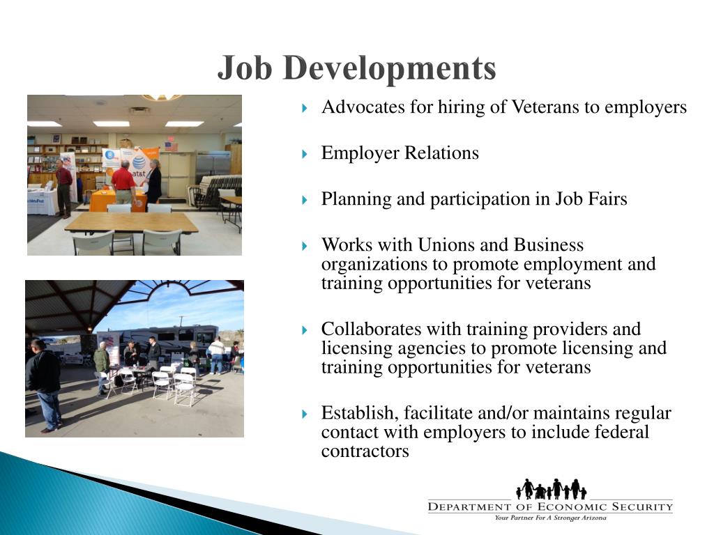 PPT - Arizona Department of Economic Security Veterans Program LVER ...