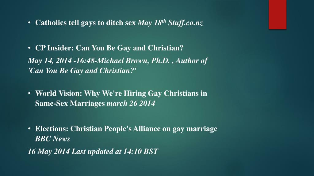 Ppt Homosexuality And Christianity Powerpoint Presentation Free
