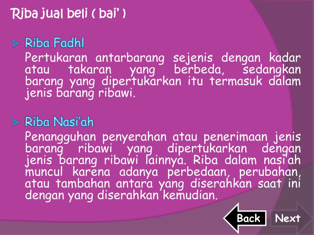 PPT - HUKUM BUNGA BANK/RIBA PowerPoint Presentation, free download - ID ...