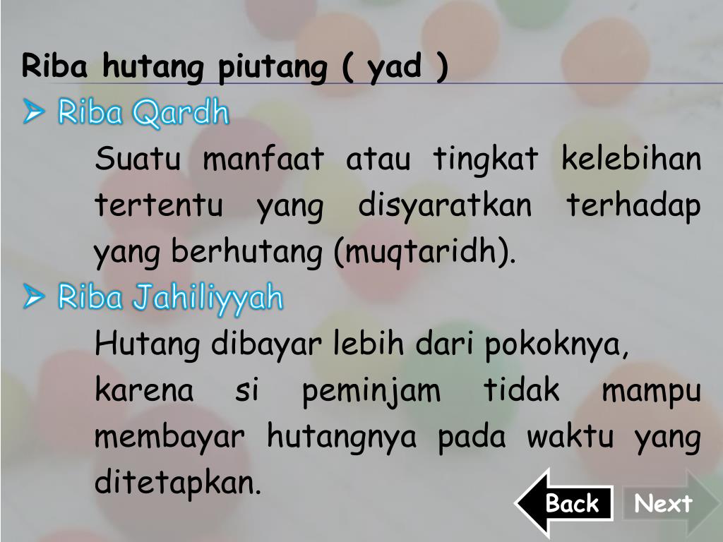 PPT - HUKUM BUNGA BANK/RIBA PowerPoint Presentation, free download - ID ...