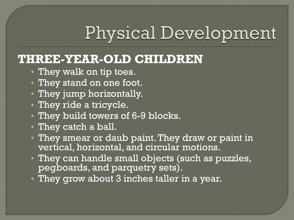 PPT - Developmental Milestones: Preschoolers PowerPoint Presentation ...