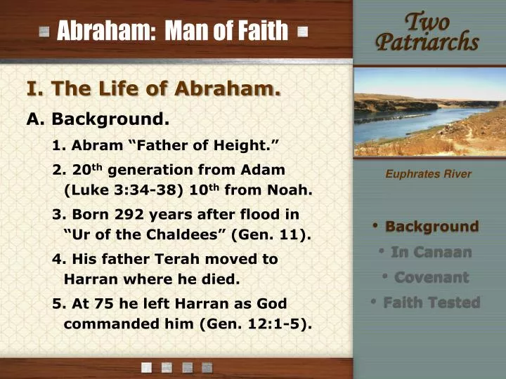 PPT - Abraham: Man of Faith PowerPoint Presentation, free download - ID ...