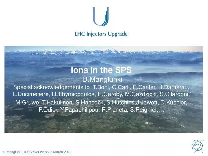 PPT - LHC & fixed target ion requirements PowerPoint Presentation, free ...