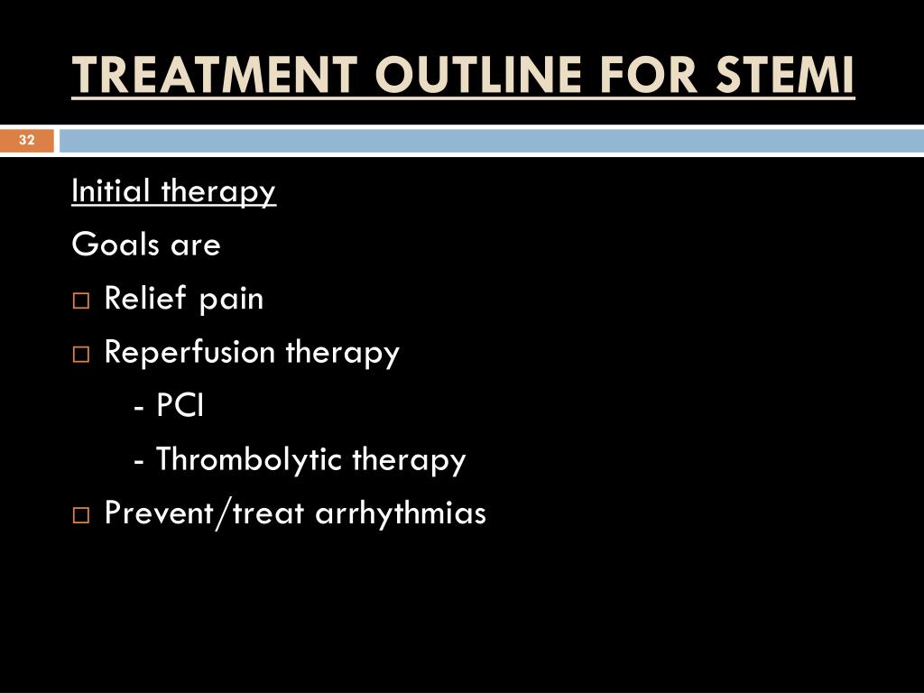 PPT - TREATMENT of CHRONIC STABLE ANGINA AND acute coronary syndrome ...