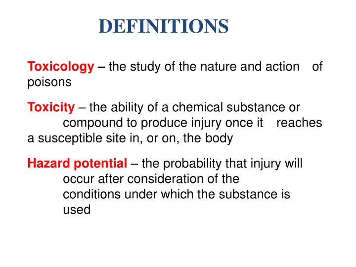 PPT - Chemical Toxicology PowerPoint Presentation - ID:2224338