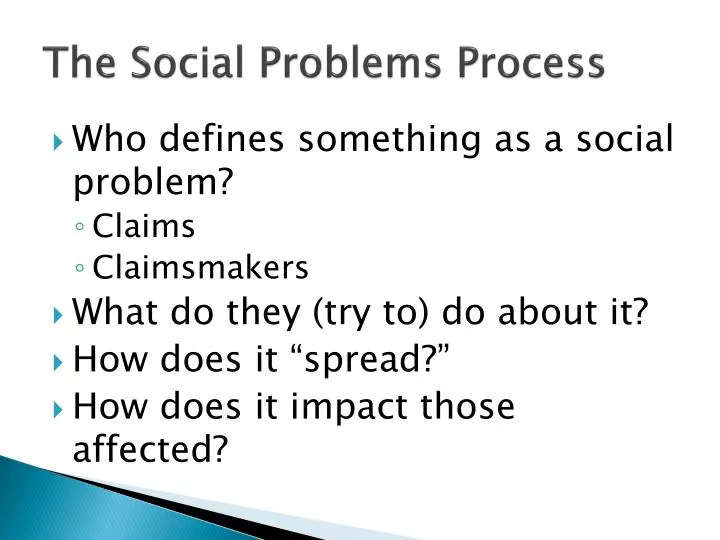 PPT - The Social Problems Process PowerPoint Presentation, free ...
