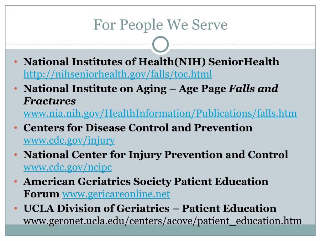 Ppt Falling In Older Adults Evidence Best Practices And Management