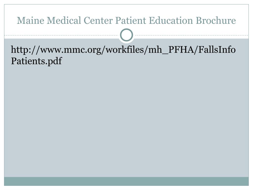 Ppt Falling In Older Adults Evidence Best Practices And Management