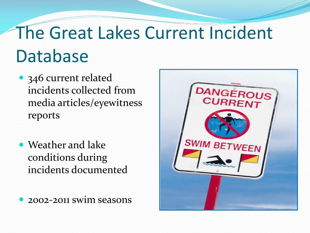 PPT - An Examination of Rip Current incidents on the Great Lakes PowerPoint Presentation - ID ...