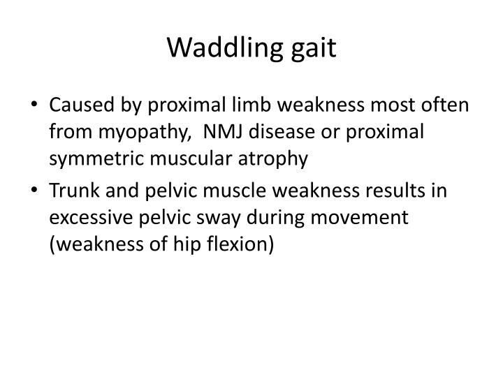 PPT - Gait disorders PowerPoint Presentation - ID:2225362