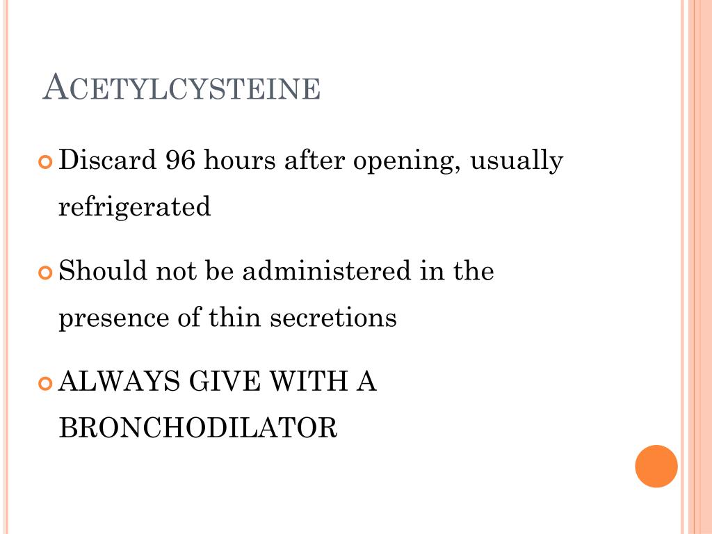 PPT - Respiratory Pharmacology Week 5 Anticholinergics and Mucolytics ...