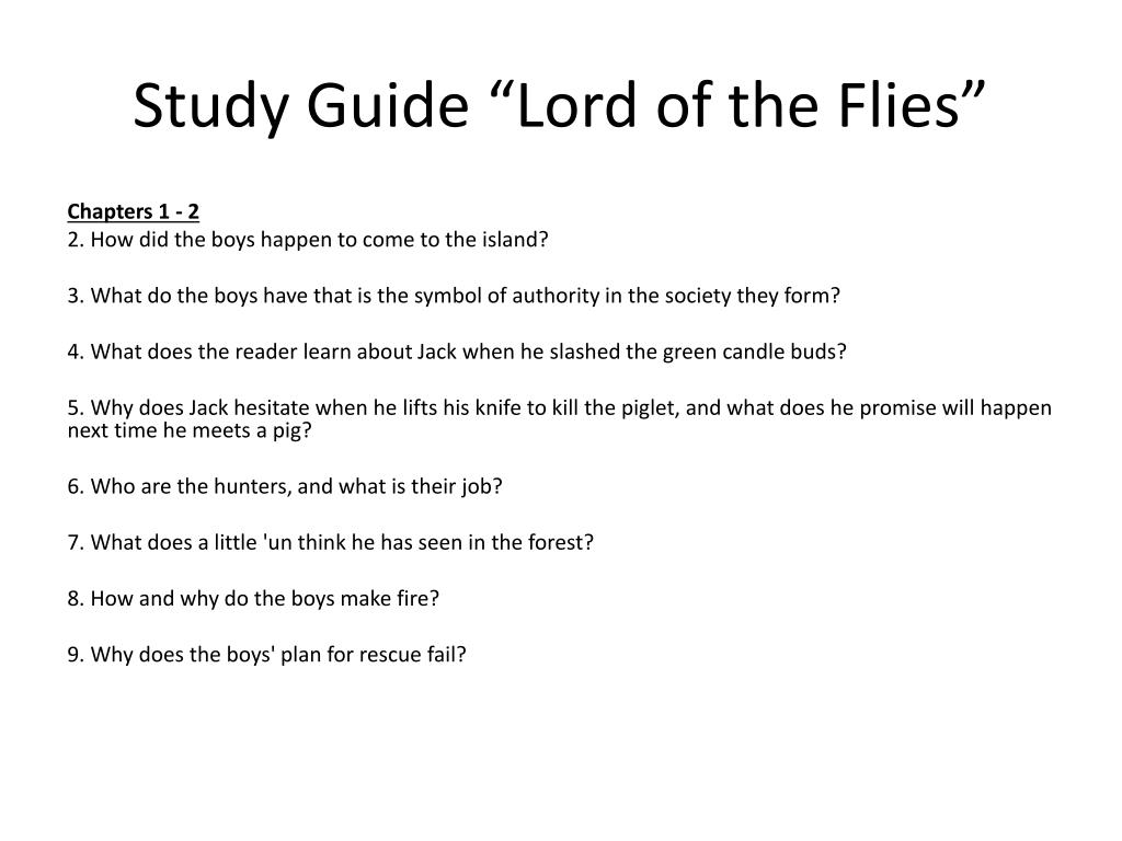 PPT - Period 6 Honors English Finals Week “Lord of the Flies ...