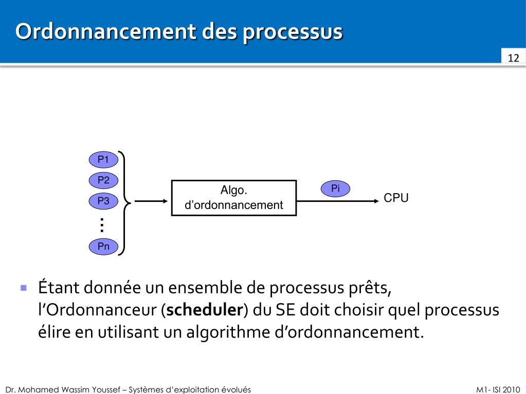 PPT - Rappel // Basé sur le cours de Dr. Jaber Jemai PowerPoint ...