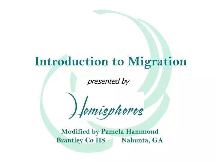 PPT - Introduction to Migration PowerPoint Presentation, free download ...