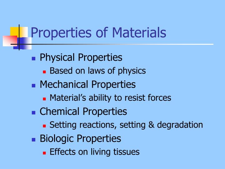 PPT - Properties of Materials PowerPoint Presentation - ID:2227341