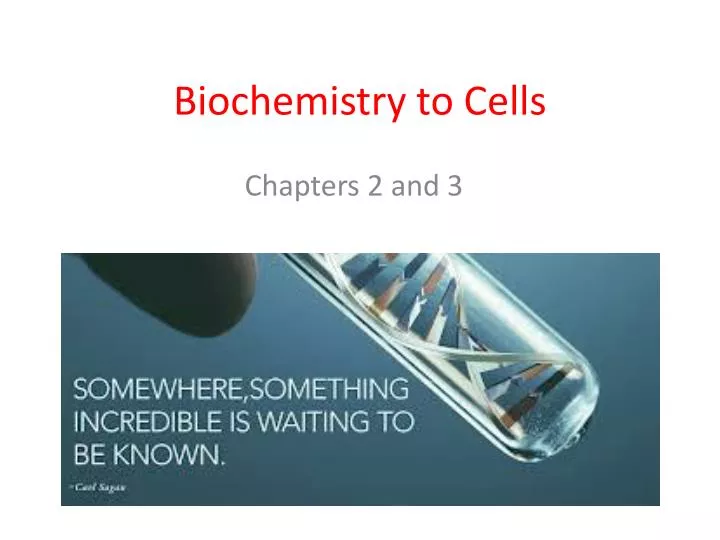PPT - Biochemistry to Cells PowerPoint Presentation, free download - ID ...
