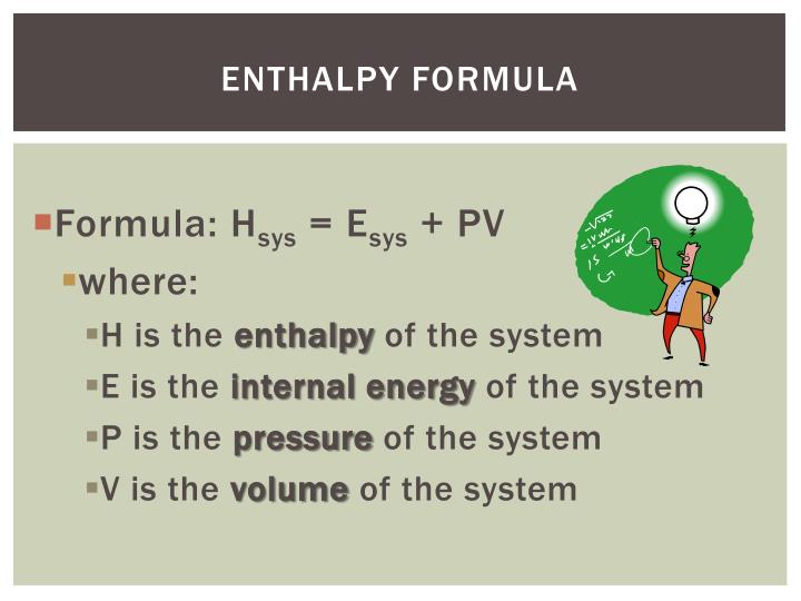 PPT - Enthalpy PowerPoint Presentation - ID:2227694