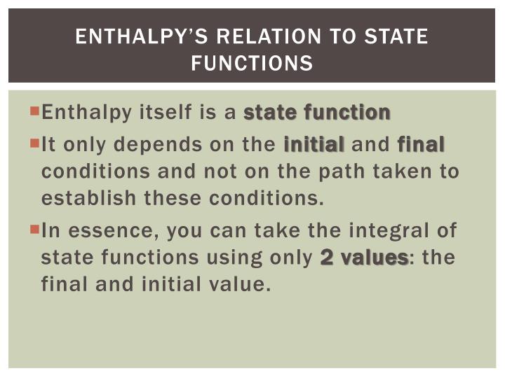 PPT - Enthalpy PowerPoint Presentation - ID:2227694